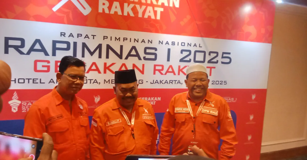 Ramali Padang Ketua DPW Provinsi Kepri hadir dan mendukung Rapimnas ...